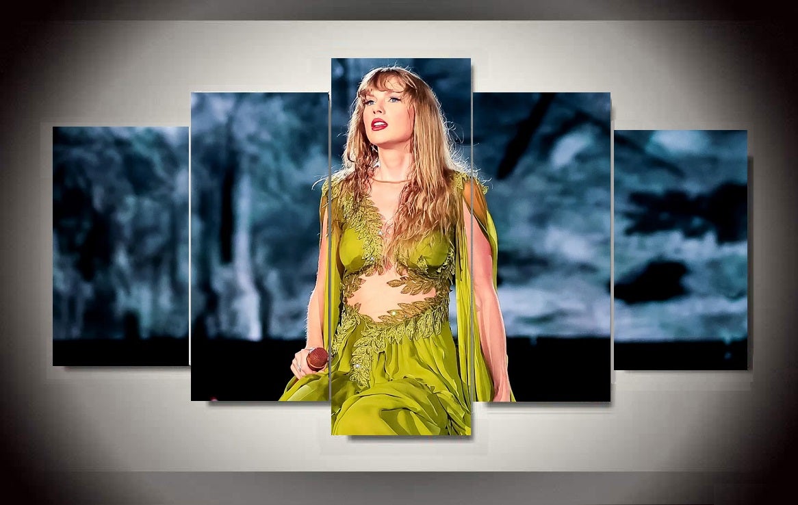 Taylor Swift Set of 5 Canvas Prints | AJ's Place