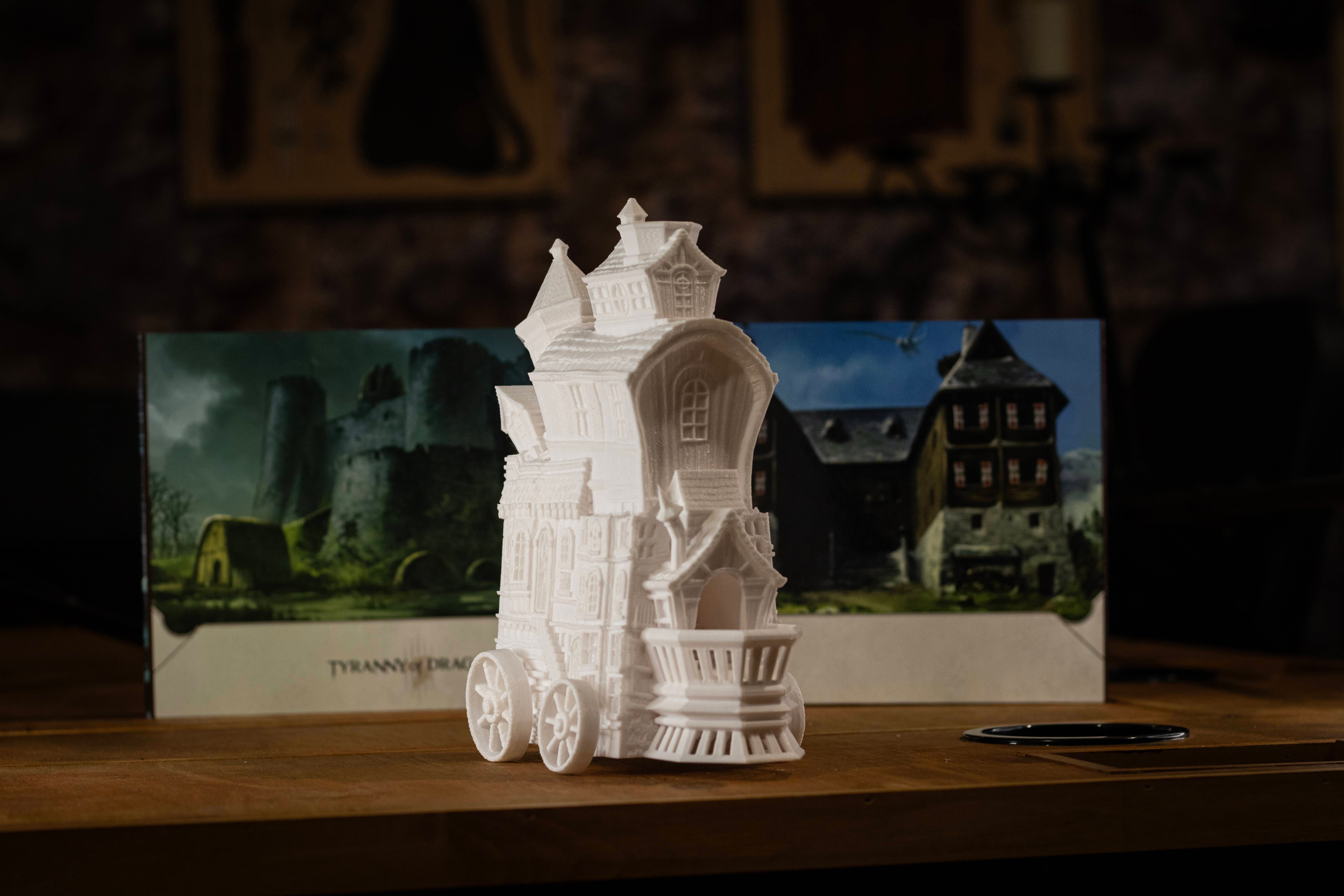Merchant's Caravan - 3D Printed Dice Tower | AJ's Place