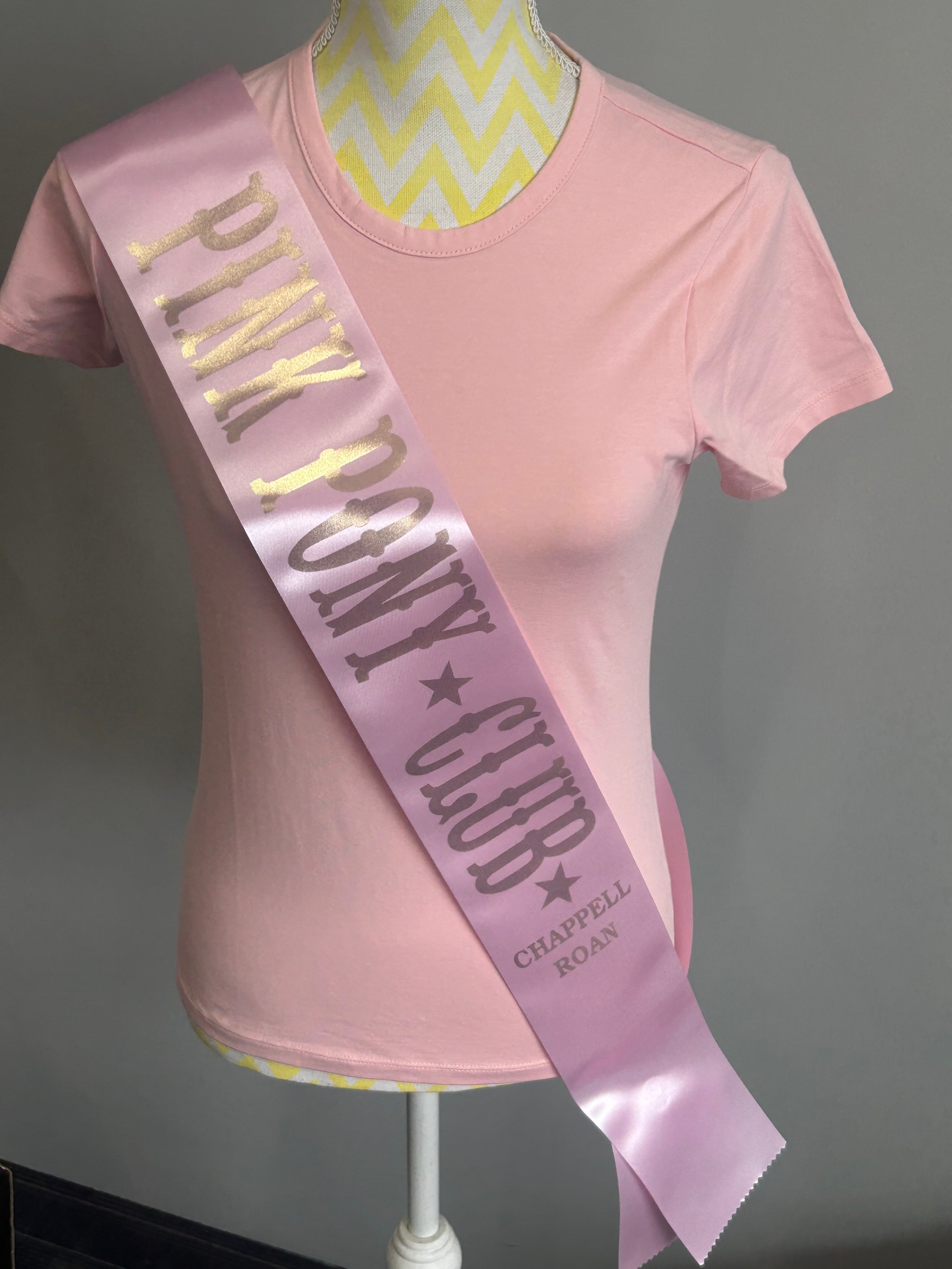 Chappell Roan "Pink Pony Club" Sash | AJ's Place
